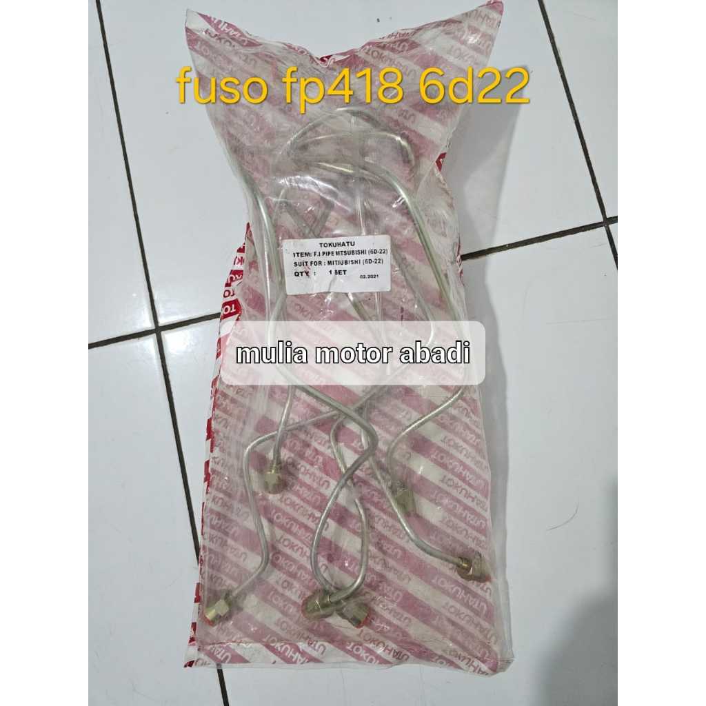 Jual Pipa nozzle injeksi injektor set Fuso 6d22 fp418 set 4pc tokuhatu ...