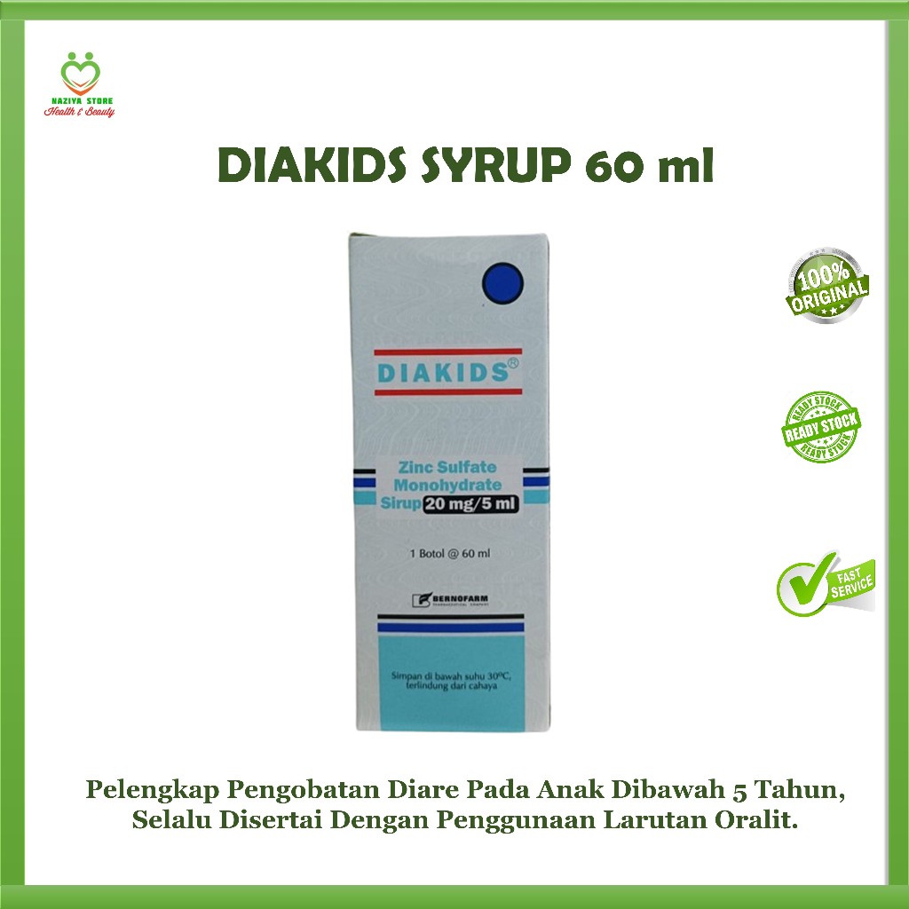Jual DIAKIDS SIRUP 60 ml - Menghentikan Diare Pada Anak - Mengganti ...