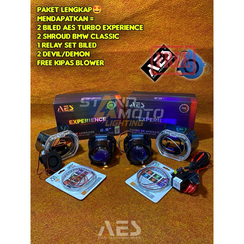Jual [ PAKET BILED ] MOTOR & MOBIL BILED AES TURBO SE EXPERIENCE 2,5 ...