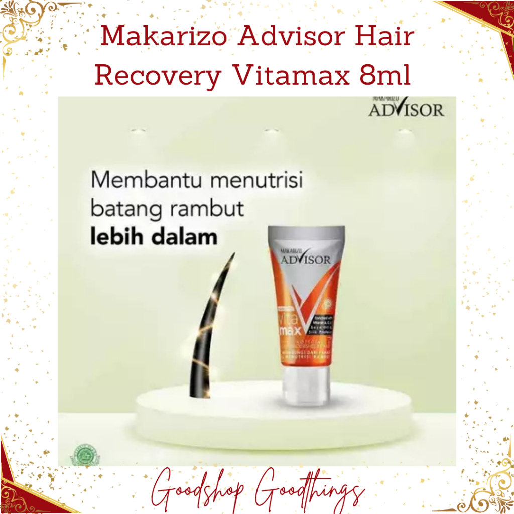 Jual Makarizo Advisor Hair Recovery Vitamax 8ml / Vitamin Rambut ...