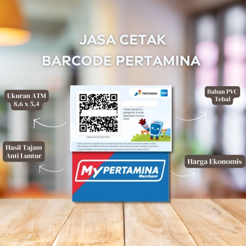 Jual CETAK KARTU BARCODE MYPERTAMINA ID CARD BAHAN PVC | Shopee Indonesia