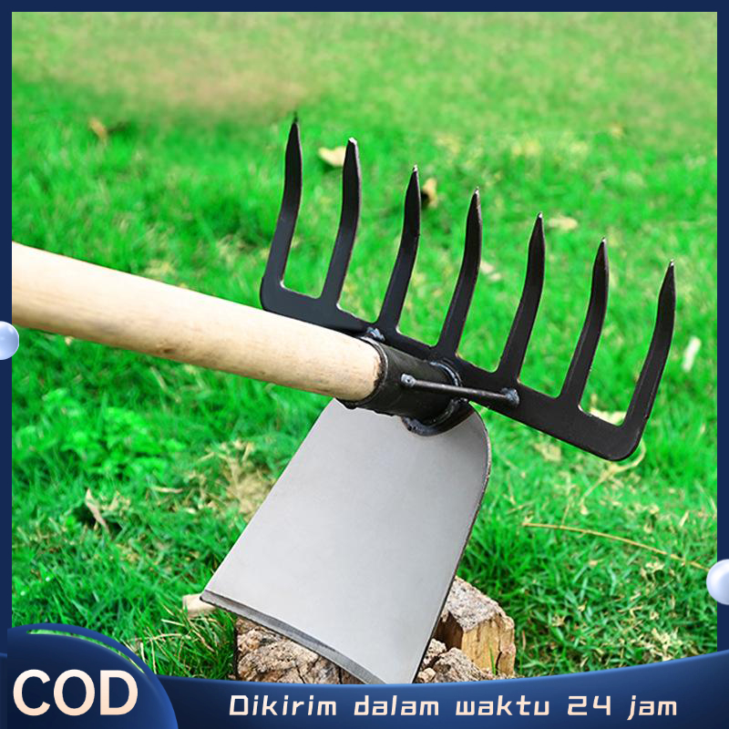 Jual Alat Cabut Rumput 2in1 Garukan Tanah Kuat Garukan Rumput Besi Alat ...