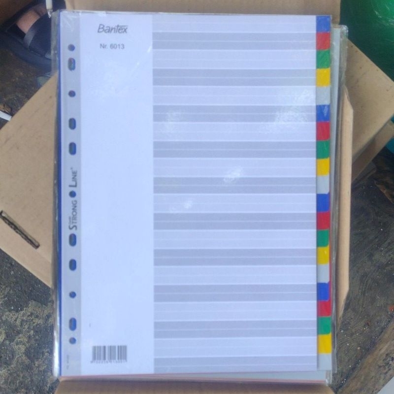 Jual Divider Bantex Index 20 Warna 6013 Pembatas Halaman File | Shopee ...