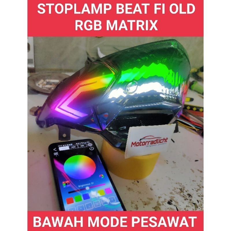 Jual Stoplamp lazy beat fi old RGB MATRIX | Shopee Indonesia