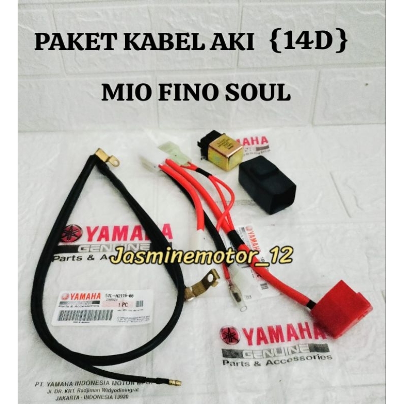 Jual PAKET KABEL AKI { 14D } MIO SMILE MIO SPORTY FINO LAMA MIO SOUL ...