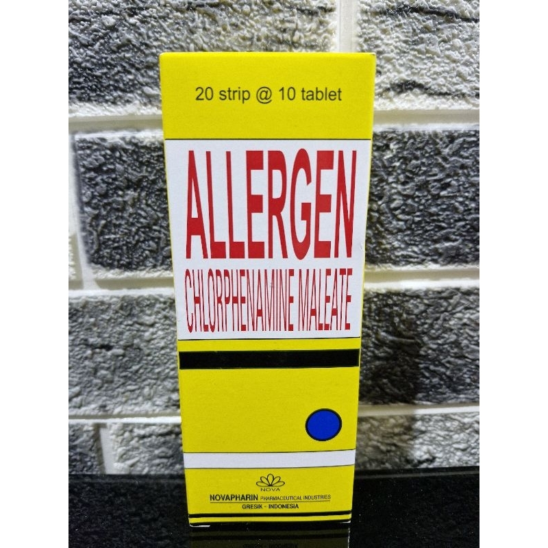 Jual ALLERGEN BOX ISI 20 STRIP - Untuk Gatal dan Alergi | Shopee Indonesia