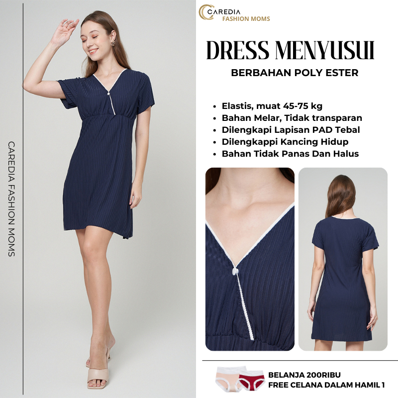 Jual CAREDIA - Daster Baju Ibu Menyusui Daster Busui Kekinian | Baju ...