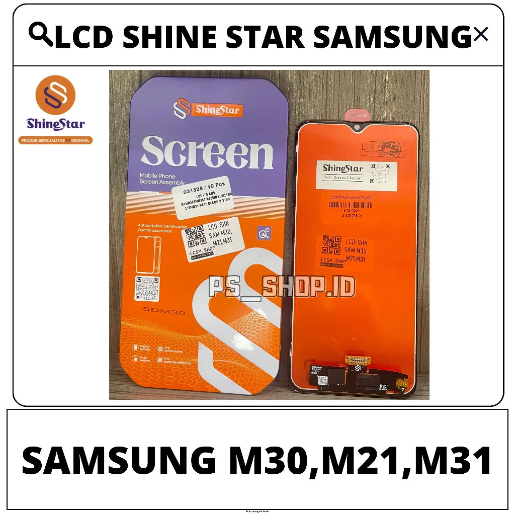 Jual LCD SAMSUNG M30 / SAMSUNG M21 / SAMSUNG M31 / TOUCHSCREEN / SHINE STAR / OLED FINGER ON LF ...
