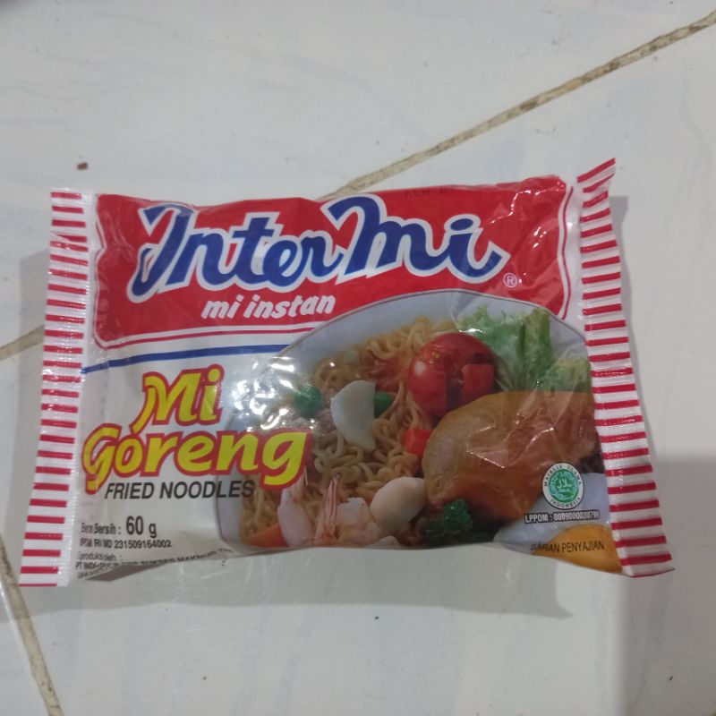 Jual INDOFOOD Mi goreng InterMi 60g / Mi Rebus InterMi 60g | Shopee ...