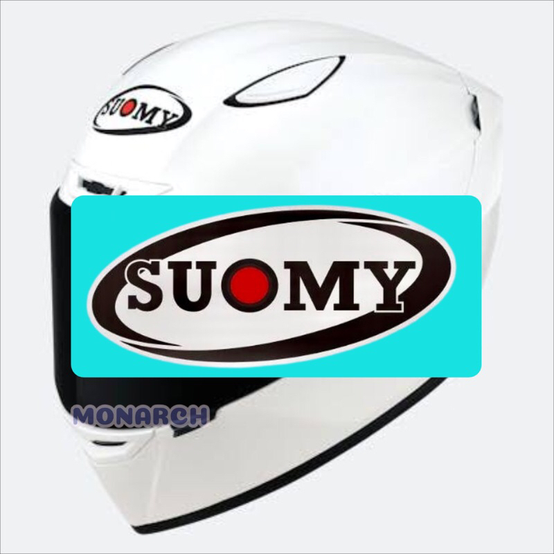 Jual stiker cutting helm suomy stiker logo helm suomy cutting stiker ...