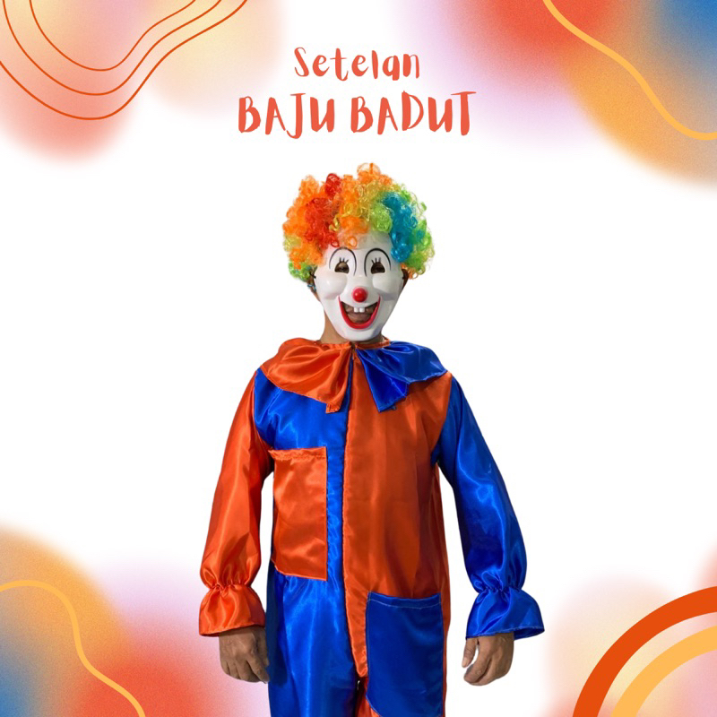 Jual Kostum Baju Badut Topeng Wig | Shopee Indonesia