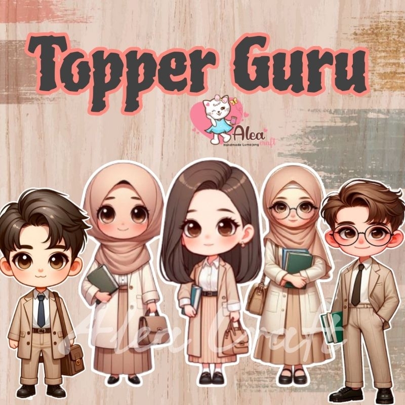 Jual Topper hari guru Topper guru pelengkap buket | Shopee Indonesia