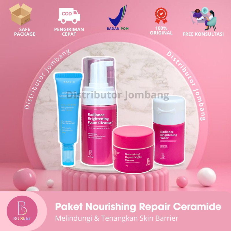 Jual BG SKIN - PAKET NOURISHING REPAIR CERAMIDE | Shopee Indonesia