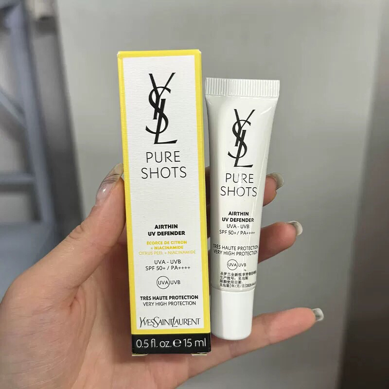 Jual YSL AIRTHIN UV DEFENDER SPF 50+ / PA++++ 3ml/15ml | Shopee Indonesia