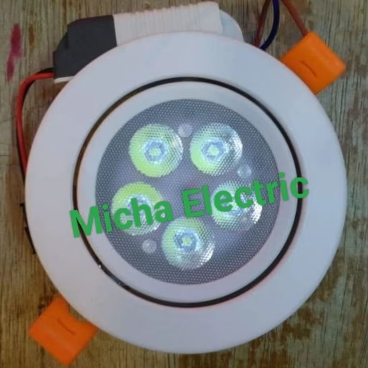 Jual Lampu Downlight Spot LED 5mata Inbow/ Lampu Sorot Spotlight SMD 7W ...