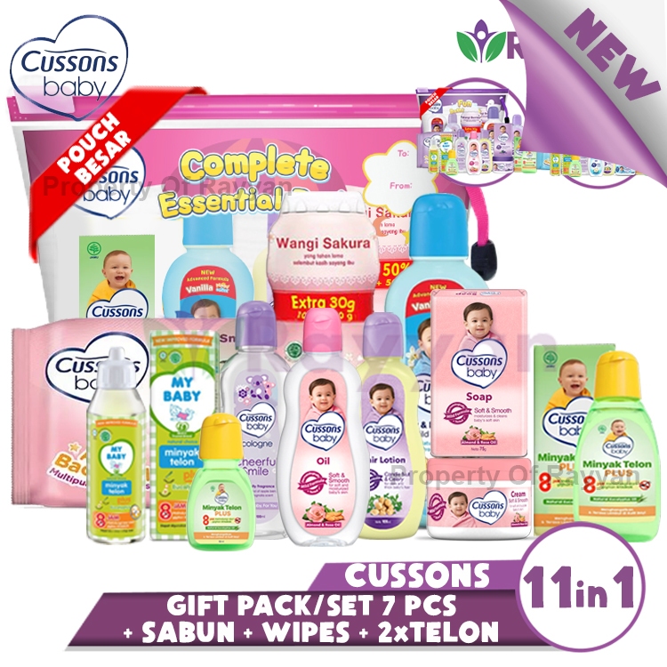 Jual (CP)Cussons Baby Set Pack 11in1 | Fun Bathing/Complete Pack|Plus ...