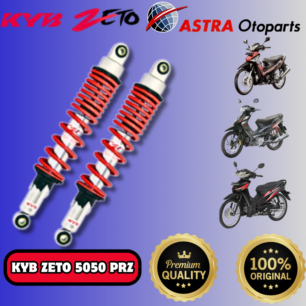 Jual SHOCK KYB ZETO 5050 PRZ MOTOR SUPRA X 125 KARISMA REVO SUPRA FIT ...