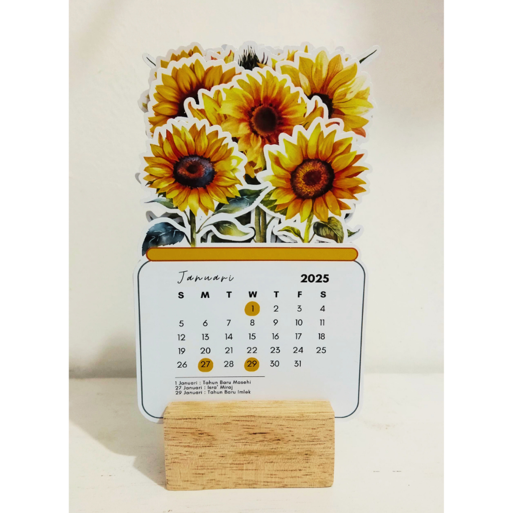 Jual 2025 Kalender Meja Aesthetic Kalender Mini 2025 | Shopee Indonesia