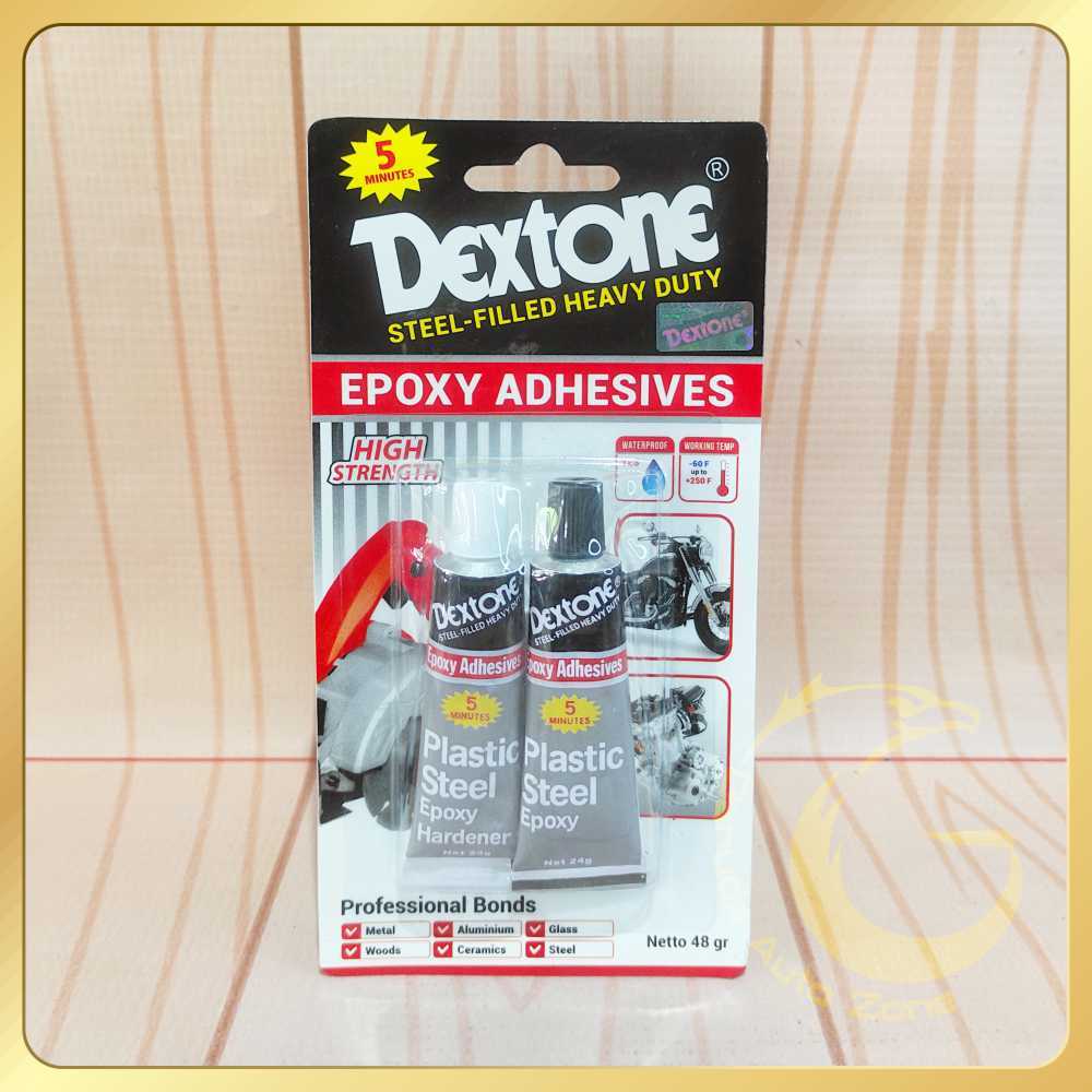 Jual Lem Besi DEXTONE Epoxy Adhesives 5 minutes 48gr 10951bk | Shopee ...