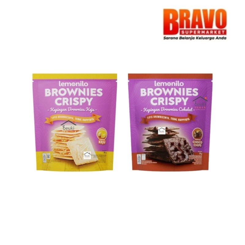 Jual Lemonilo Brownies Crispy 35g// Choco chips //Keju | Shopee Indonesia