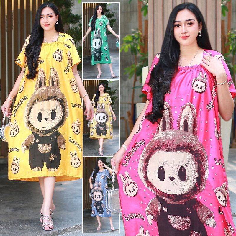 Jual DASTER FUJI LABUBU TERBARU DASTER KERUT DADA BAHAN RAYON SUPER ...