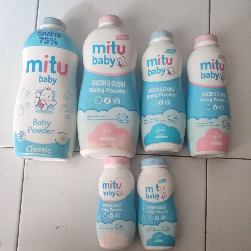 Jual MITU Baby Powder All Variant | Shopee Indonesia