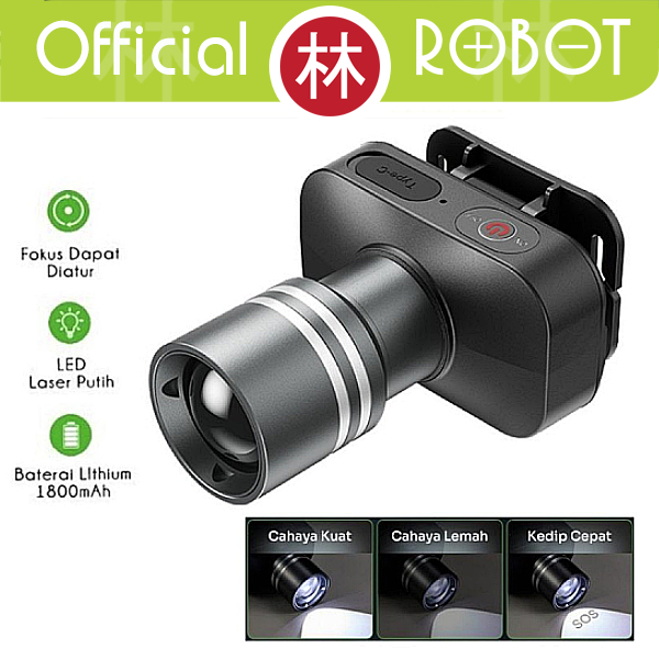 Jual Robot RT-HL01 Lampu Kepala Outdoor Head Light Senter LED Emergency ...