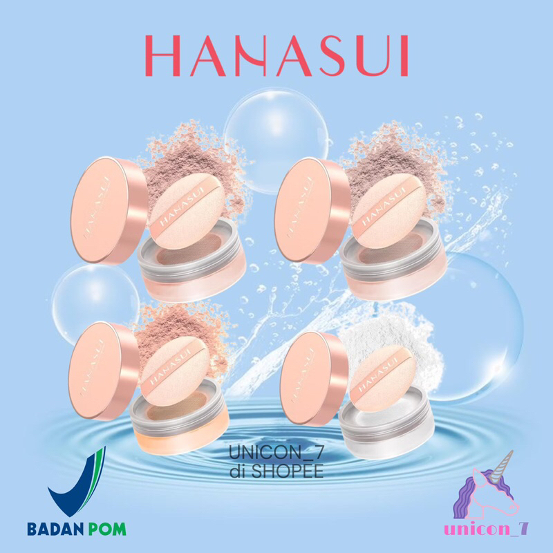 Jual | UNICON | Hanasui Perfect Fit Setting Powder 12gr | Shopee Indonesia
