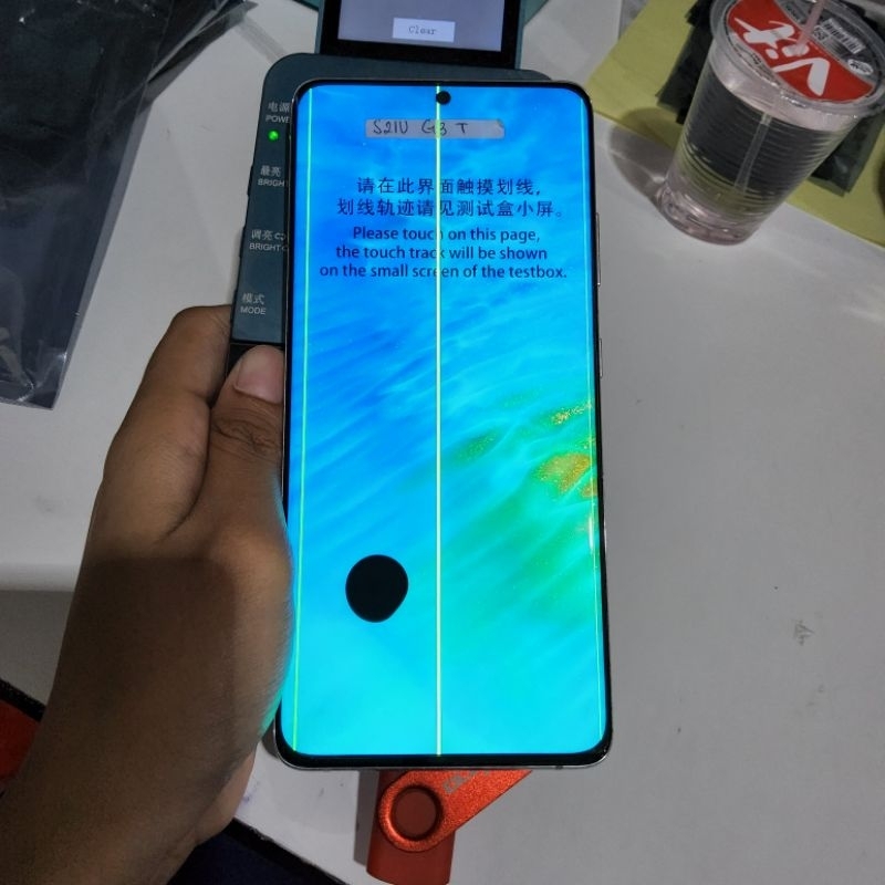 Jual LCD SAMSUNG GALAXY S21 ULTRA ORI PLUS FRAME MINUS GARIS 3 TOMPEL ...