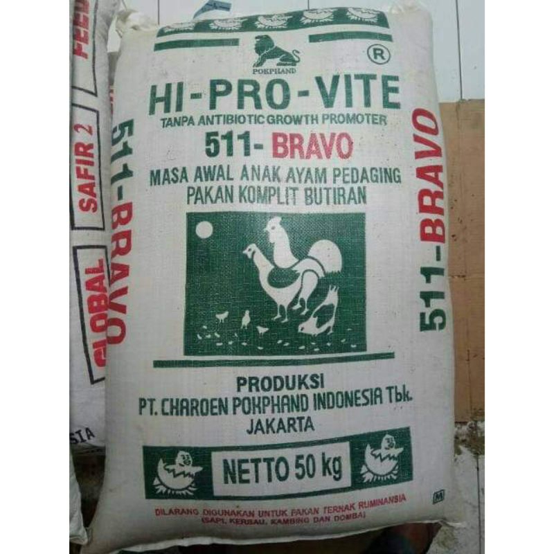 Jual 511 BRAVO 1kg ORIGINAL Pakan ayam bebek dll | Shopee Indonesia