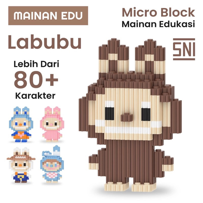 Jual Ready Stock Bricks lego Labubu labubu brick nanobrick | Shopee ...