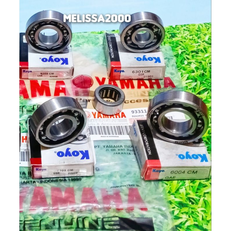 Jual BEARING RASIO GEAR BOX GARDAN SET 5PCH KOYO NTN JAPAN, YAMAHA MIO ...