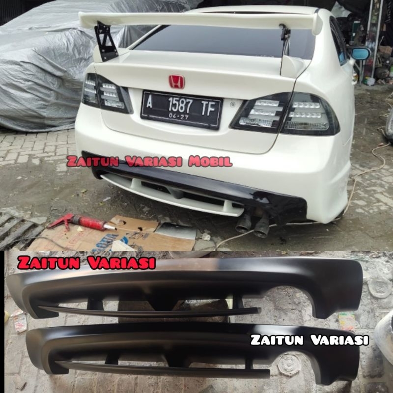 Jual Zaitun Variasi | Bodykit Diffuser Civic Fd Mugen Type R | Body Kit Difuser Civic Fd Tipe R ...