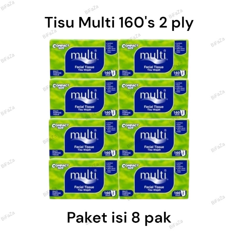 Jual Tisu Multi 160 sheets 2 ply ( paket isi 8 ) | Shopee Indonesia