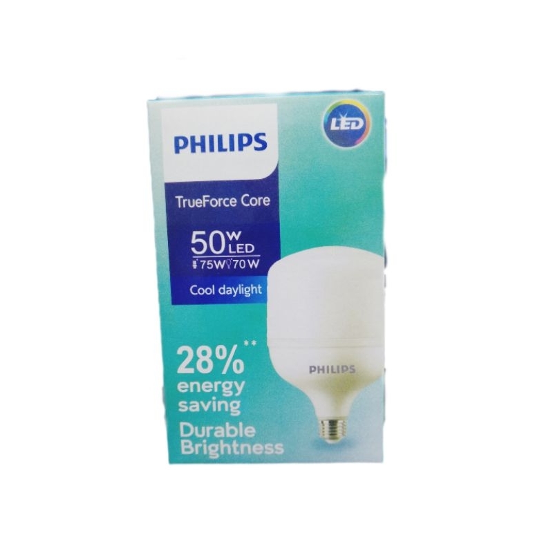 Jual Lampu Philips LED TRUE FORCE 50 watt COLDAYLIGHT E27/ bohlam lampu ...
