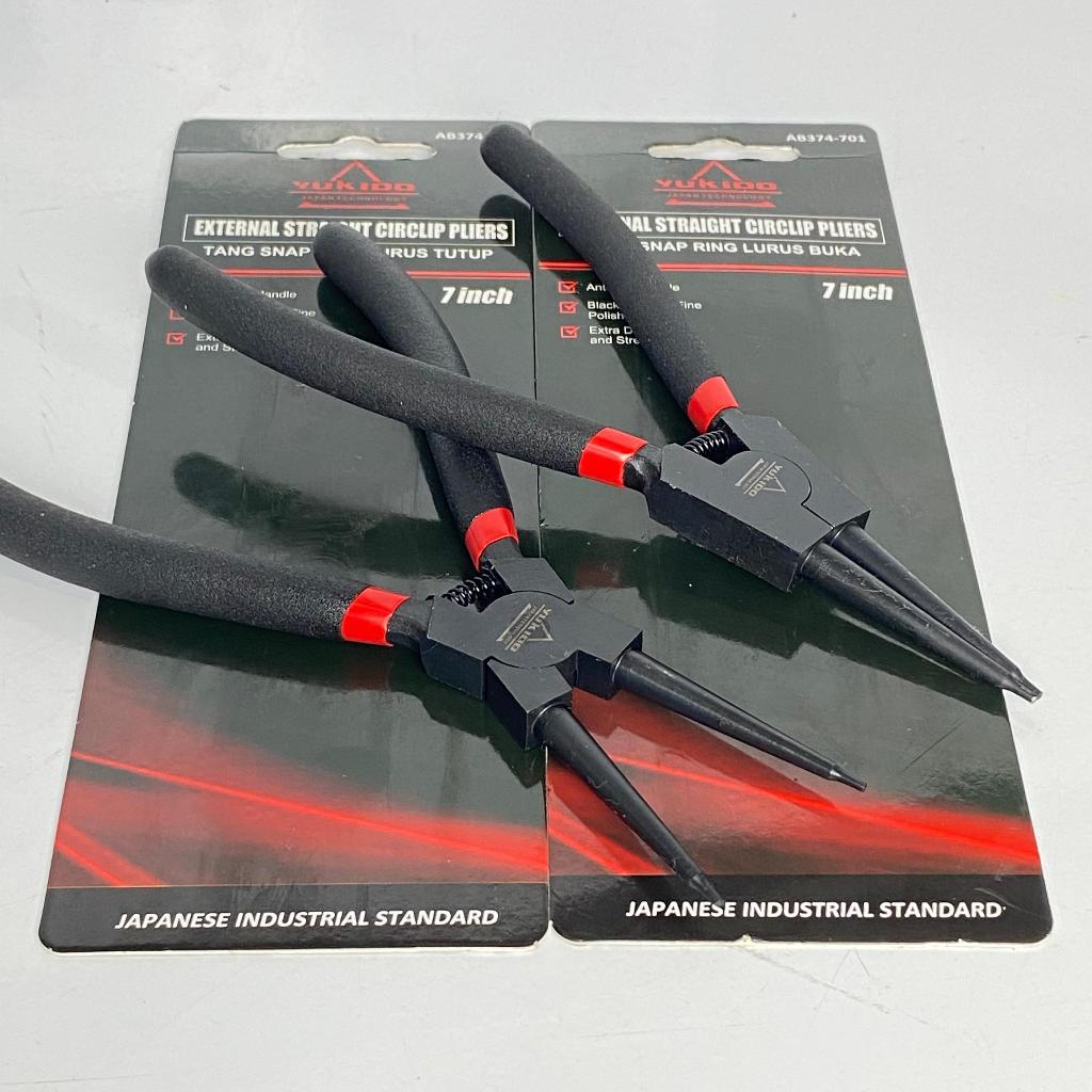 Jual Yukido Tang Snap Ring 7 Inch Circlip Tekan Buka Tutup Lurus ...