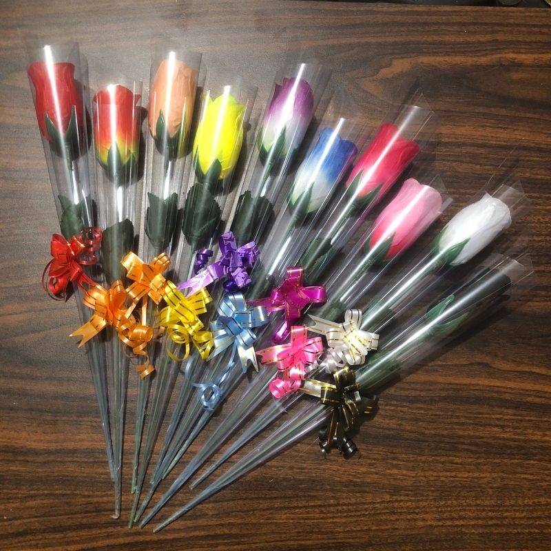 Jual Bunga Mawar 1 Tangkai Plastik | Bunga Valentine | Bunga Mawar ...
