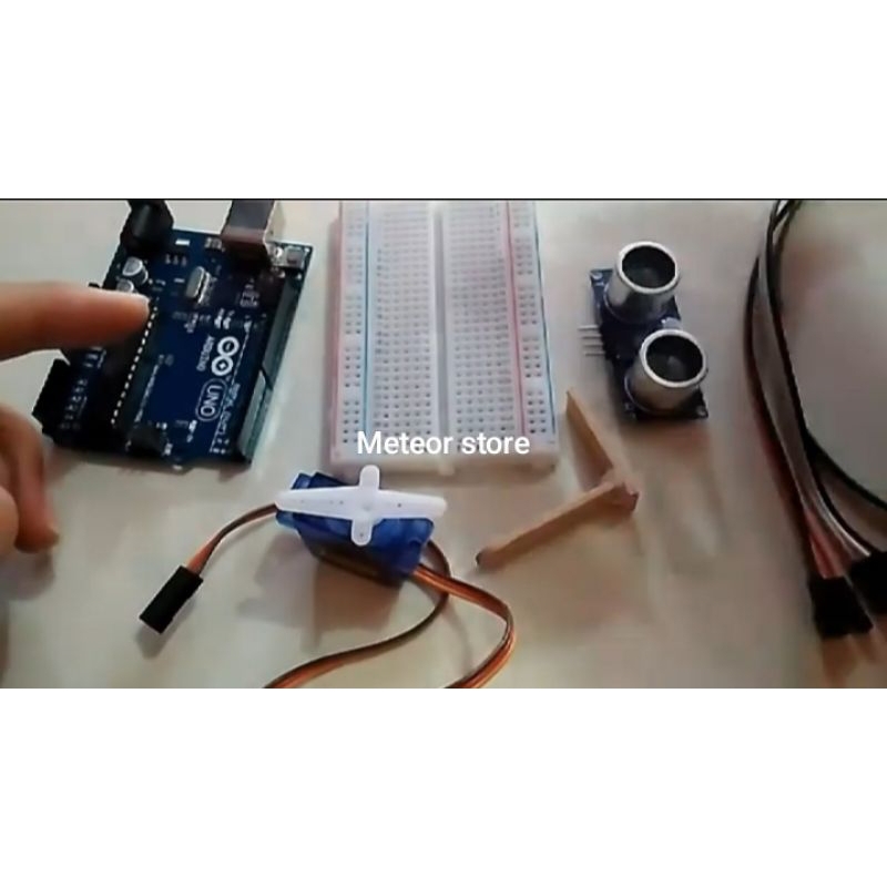 Jual Radar pendeteksi keberadaan objek berbasis Arduino uno servi ...