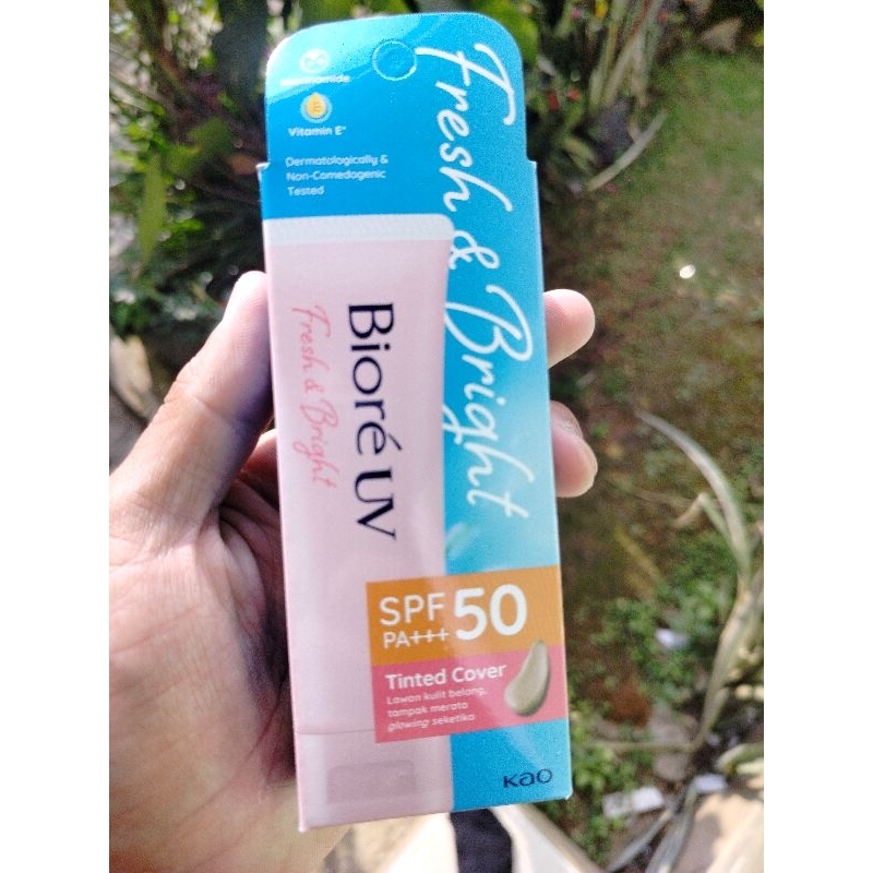 Jual Biore UV Fresh & Bright SPF 50 PA +++ INSTANT COVER | Shopee Indonesia
