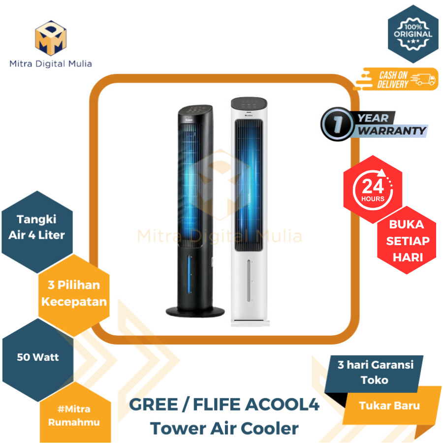 Jual Gree GTA ACOOL4 & FLiFE FTA ACOOL4 Air Cooler 4 Liter | Shopee Indonesia
