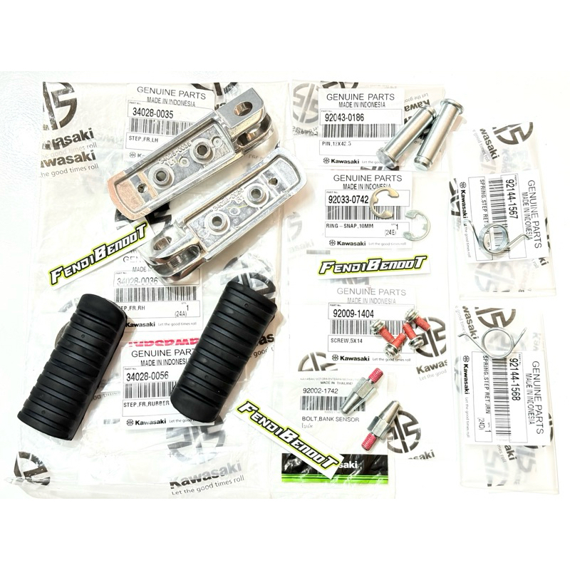 Jual PIJAKAN BESI STEP POSTEP FOSTEF DEPAN SET KARET BAUT PER NINJA R ...