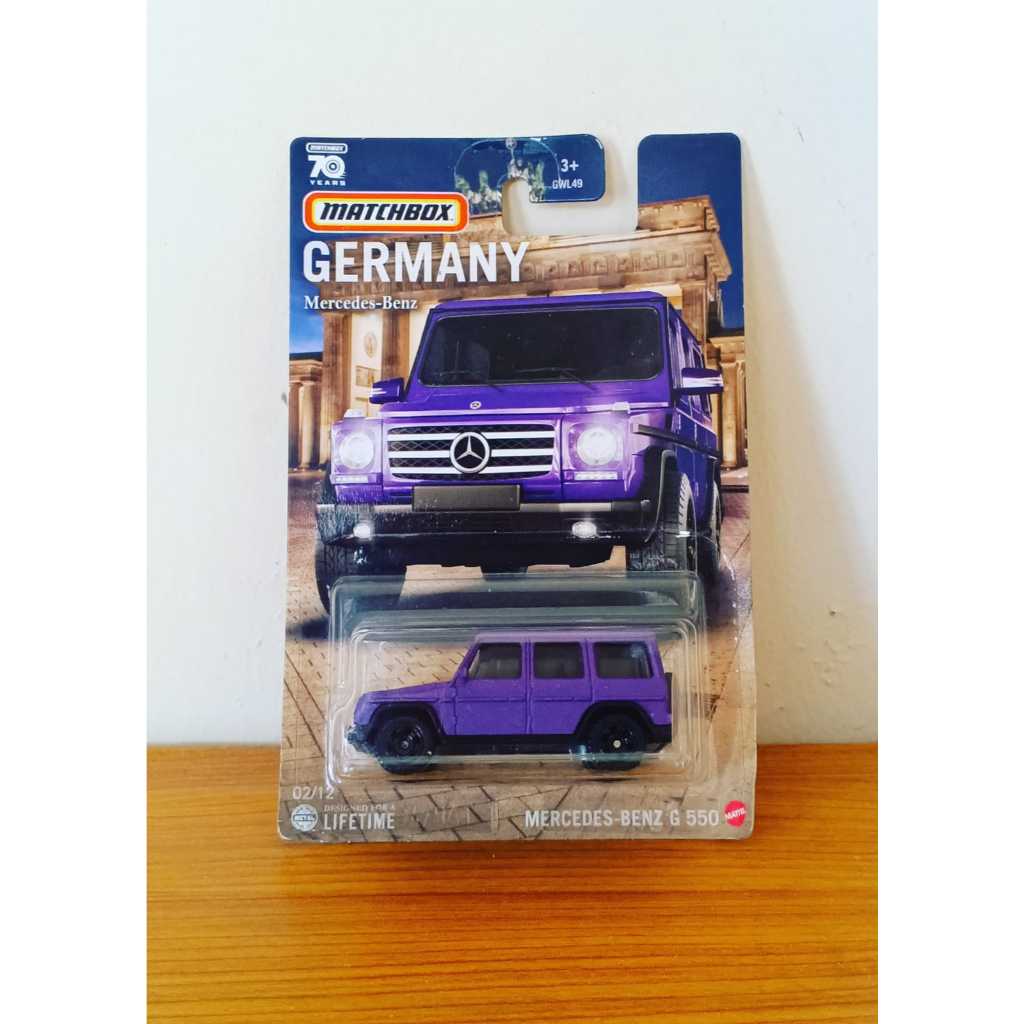 Jual DIECAST MINIATUR MOBIL MATCHBOX GERMANY MERCEDES BENZ G550 UNGU ...
