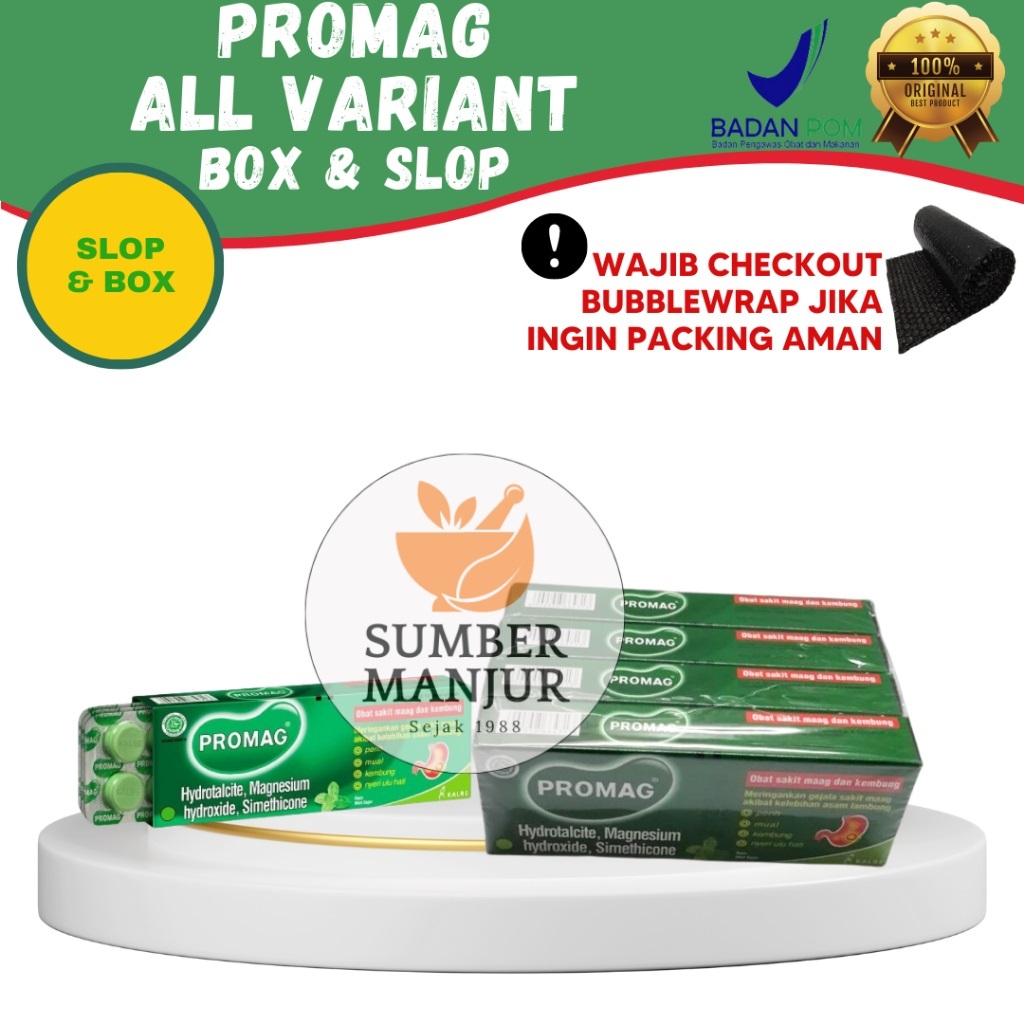Jual PROMAG BOX ISI 3 STRIP / OBAT SAKIT MAAG | Shopee Indonesia