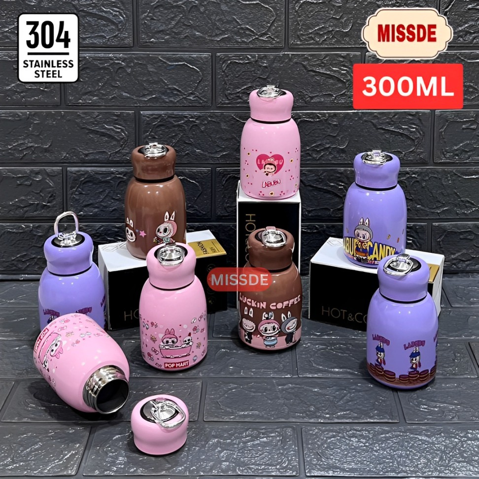 Jual BOTOL MINUM TERMOS 300ML KARAKTER LABUBU CAPIBARA / TERMOS ...