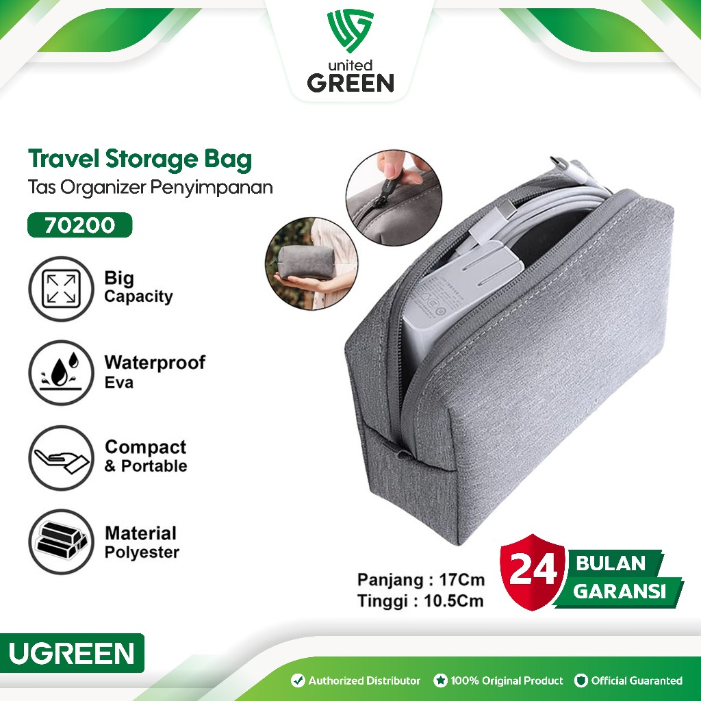Jual UGREEN Handbag Storage Pouch Bag Tas Travel Organizer Clutch Case ...