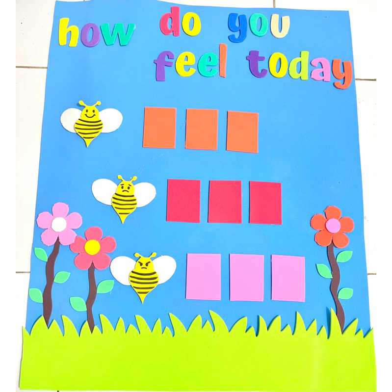 Jual PAPAN PERASAAN SISWA (How do you feel today) | Shopee Indonesia
