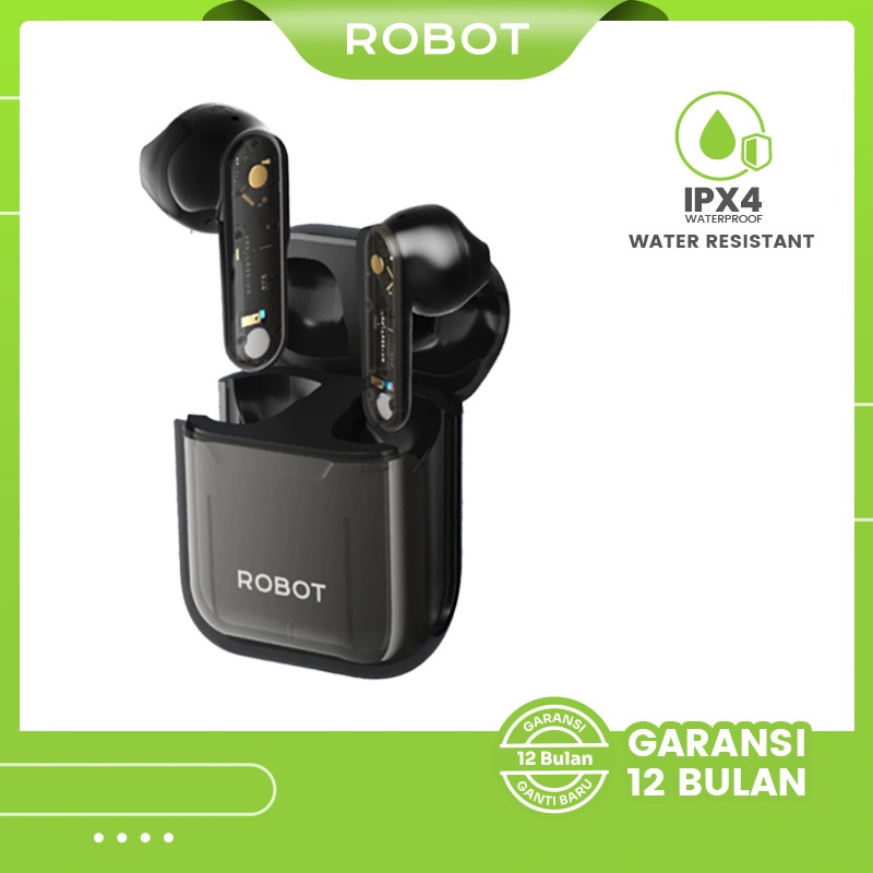 Jual Robot TWS Wireless Earphone Airbuds RT01 Semi In-Ear ENC TWS ...
