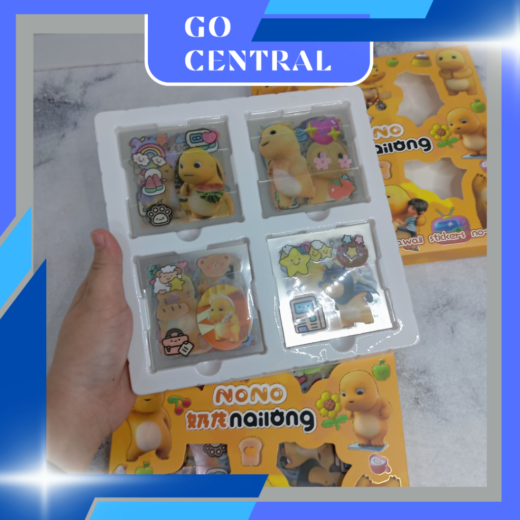 Jual GC Sticker MOMO NAILONG Isi 100 Lembar Stiker Waterproof Viral ...