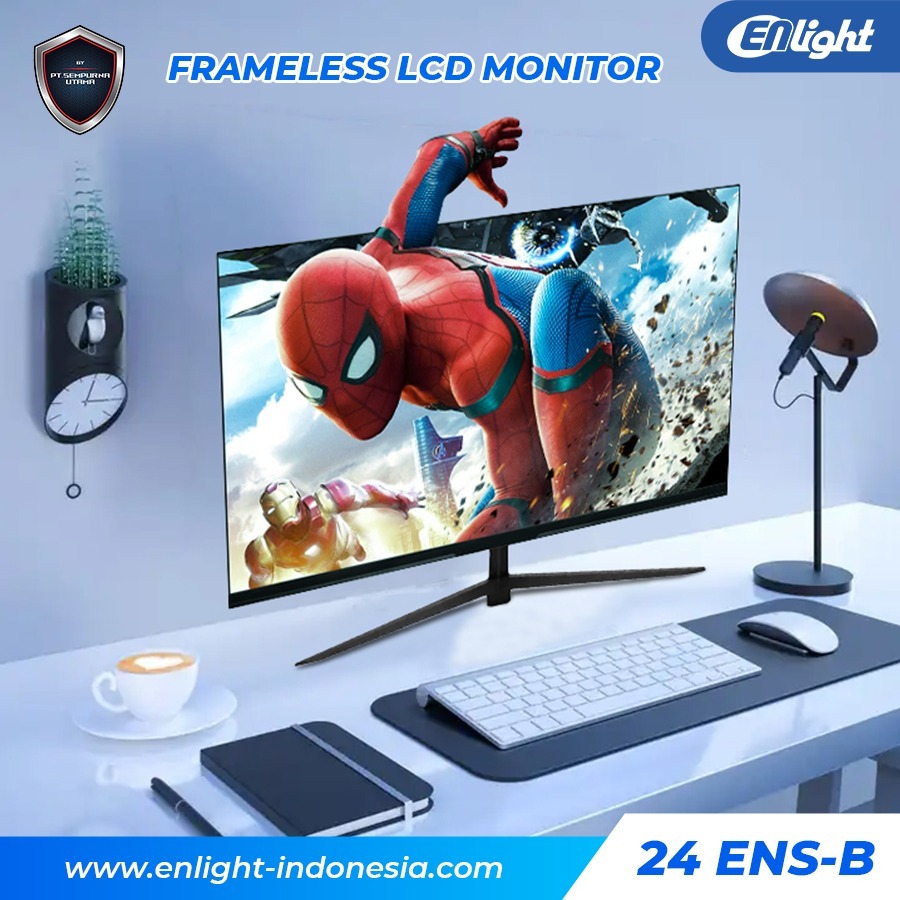 Jual Monitor Enlight LED 24ENS-B - Full HD 24" Inch | Shopee Indonesia