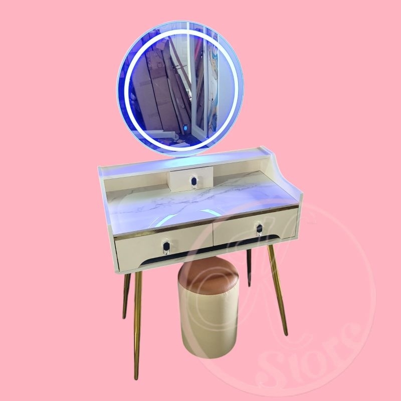 Jual Meja Rias / Meja Rias Lampu / Meja Rias Lampu Sensor | Shopee ...